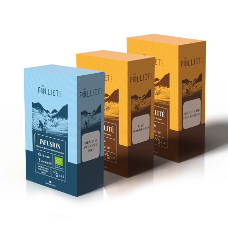 Pack détox Infusions & Thé Bien-Être | Thés Folliet | Cafés Folliet